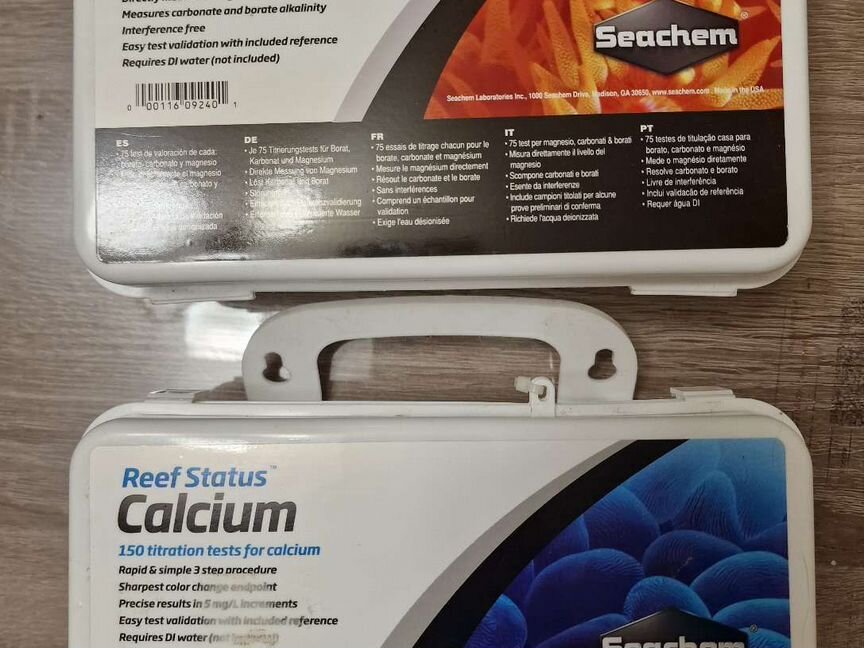 Тесты морской воды Seachem