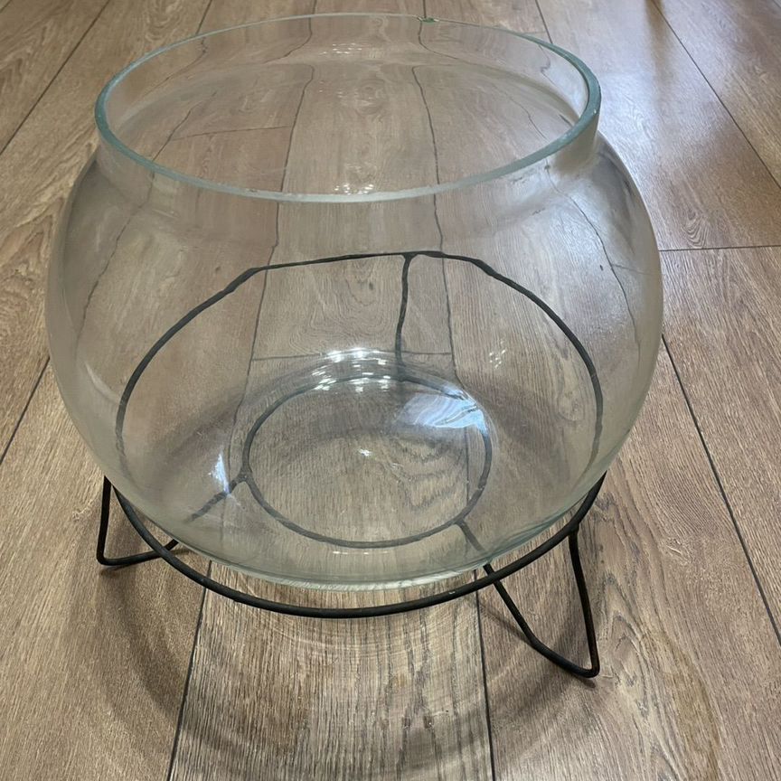 Аквариум стеклянный б/у