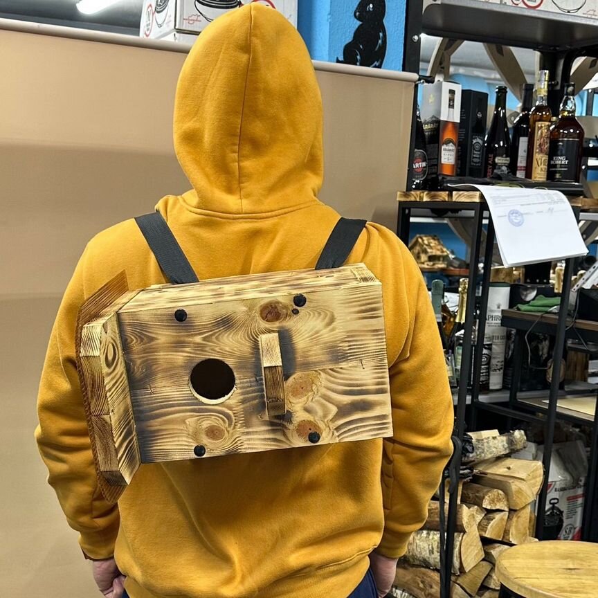 Мобильный растущий скворечник - рюкзак