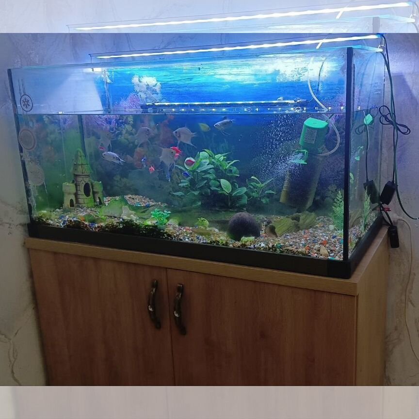 Аквариум с тумбой 200 литров