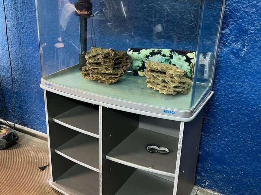 Аквариум jebo r390 с тумбой