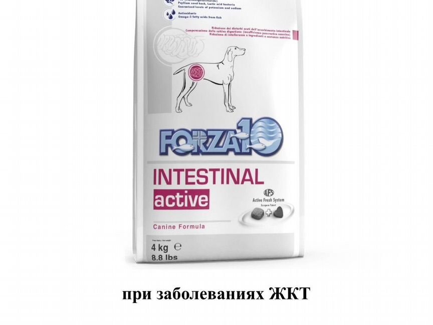 Forza Intestinal active гастро корм для собак 10кг