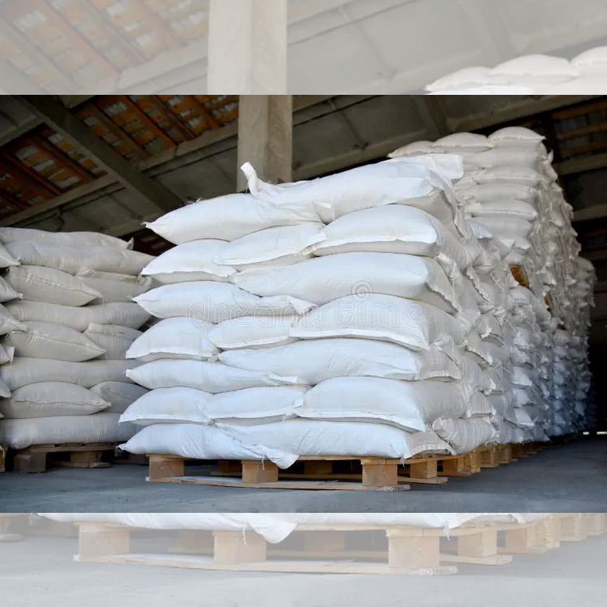 Зерно в мешках