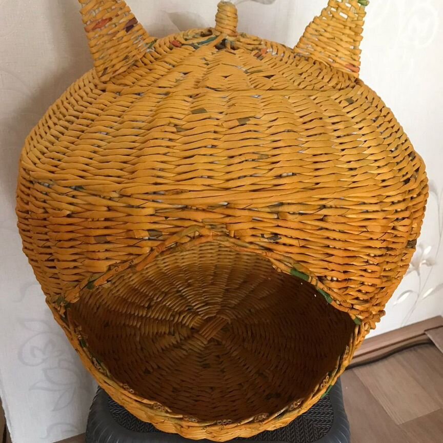 Домик для кошки/кота плетеный