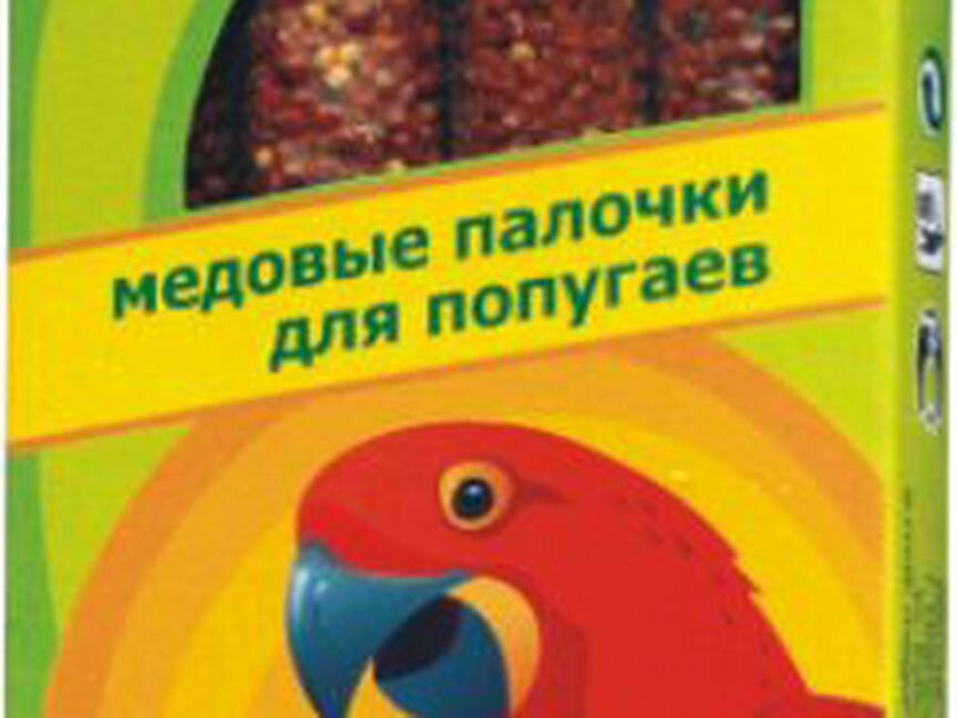 Кузя палочки для попугаев "Овощи", 4шт