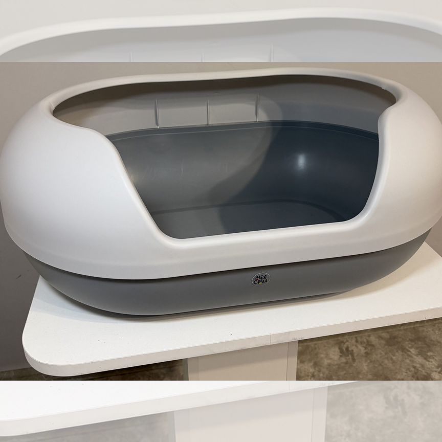 Лоток для кошек большой глубокий