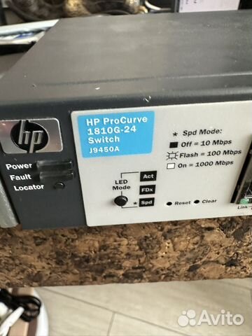 Управляемый коммутатор HP 1820g-24 купить в Москве | Электроника | Авито