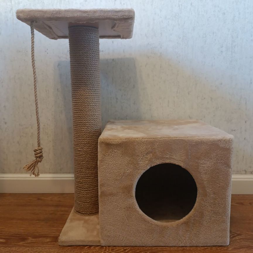 Домик для кота с когтеточкой