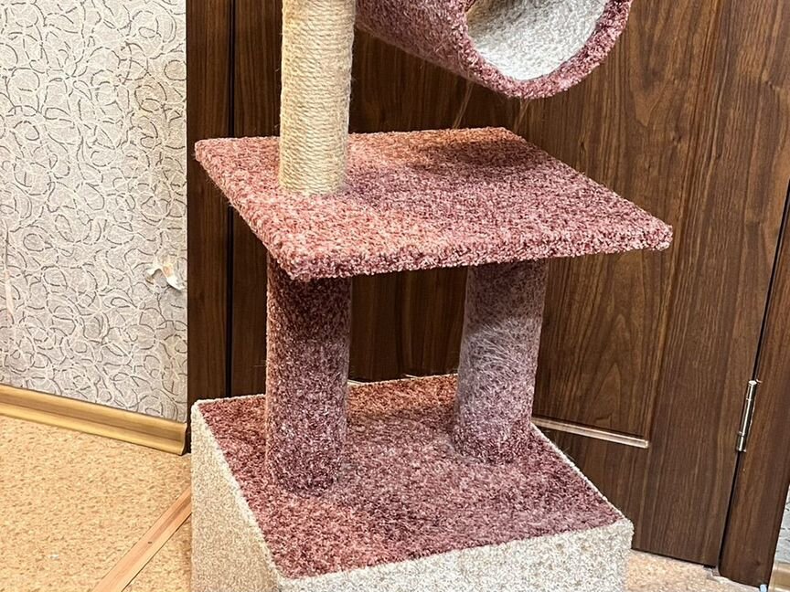 Домик для кошки с когтеточкой