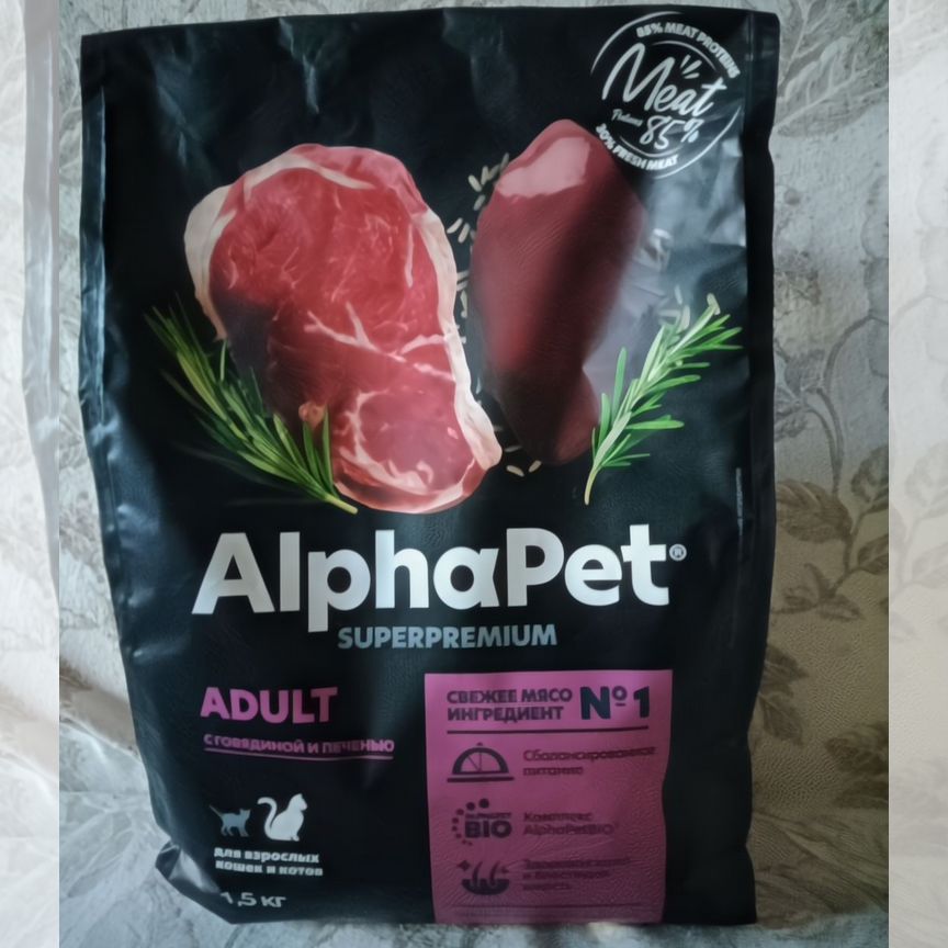 Корм для кошек AlphaPet