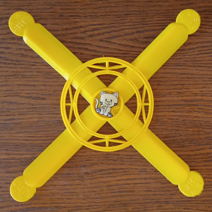 Бумеранг 30см лопасти пластик, игрушка для собак