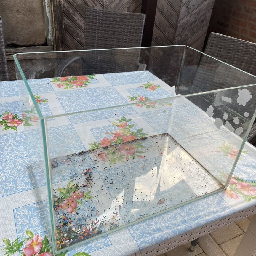 Акаариум, помпа, карал и сетка доя рыб