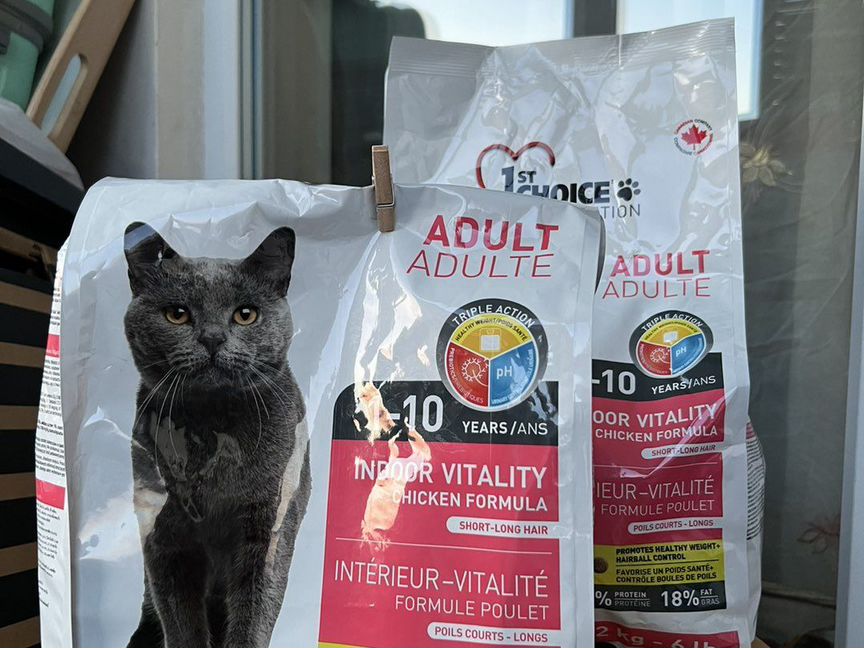 Корм для кошек 1ST choice vitality 2,72 кг