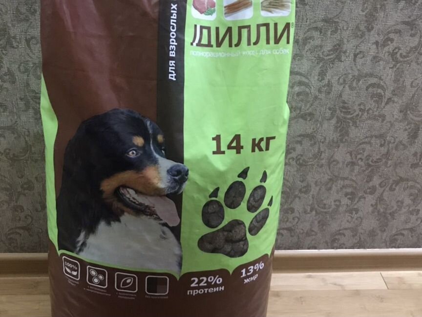 Сухой корм для собак Дилли 14 кг
