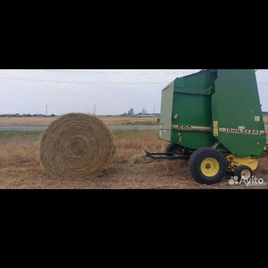 Сено в рулонах