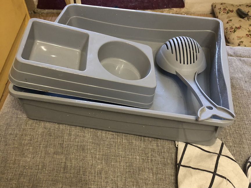 Лоток + миска + лопатка