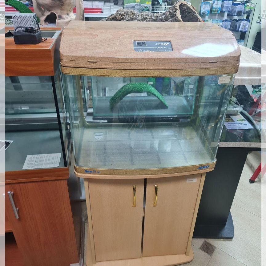 Аквариум Jebo R750 R362 95л с тумбой подставкой