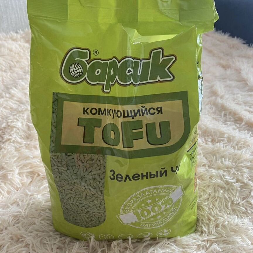 Комкующийся наполнитель tofu
