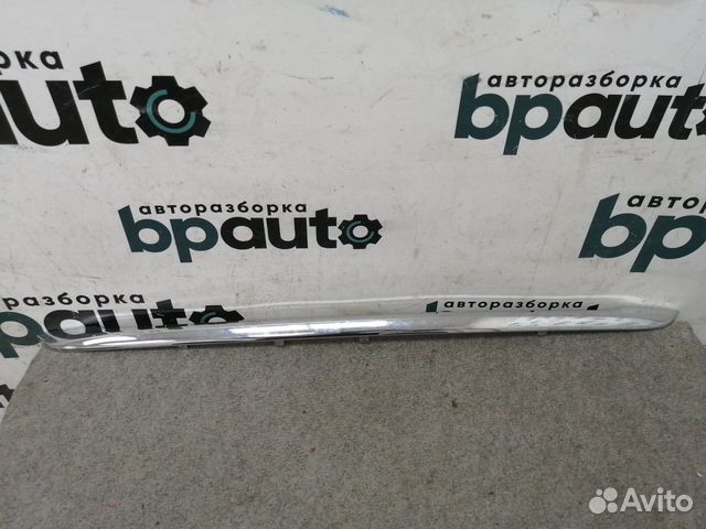 Молдинг на накладку заднего бампера хром Luxury купить в Химках BMW ...