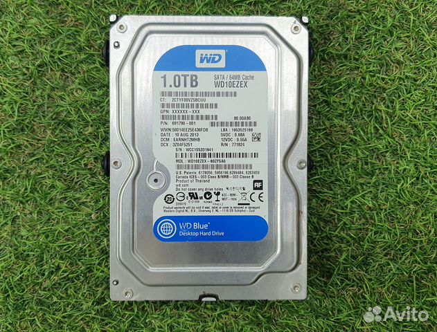 Жесткий диск Western Digital WD Blue 1 тб WD10ezex купить в Москве ...