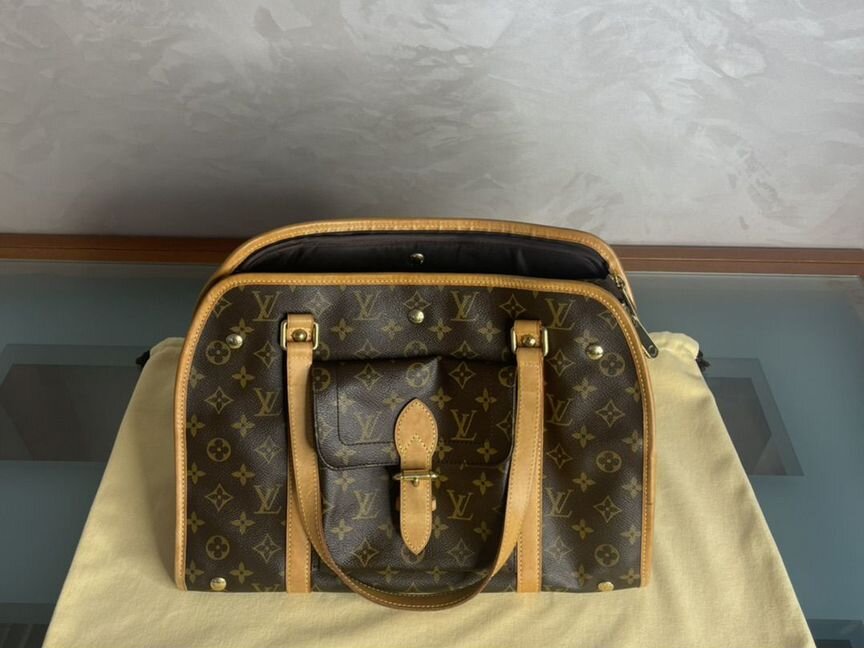 Louis vuitton сумка переноска для животных