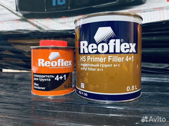 Акриловый грунт Reoflex 4+1 2К HS Primer Filler купить в Видном с ...