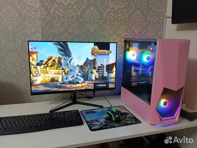 Игровой пк Розовый Монстрик купить в Екатеринбурге | Электроника | Авито