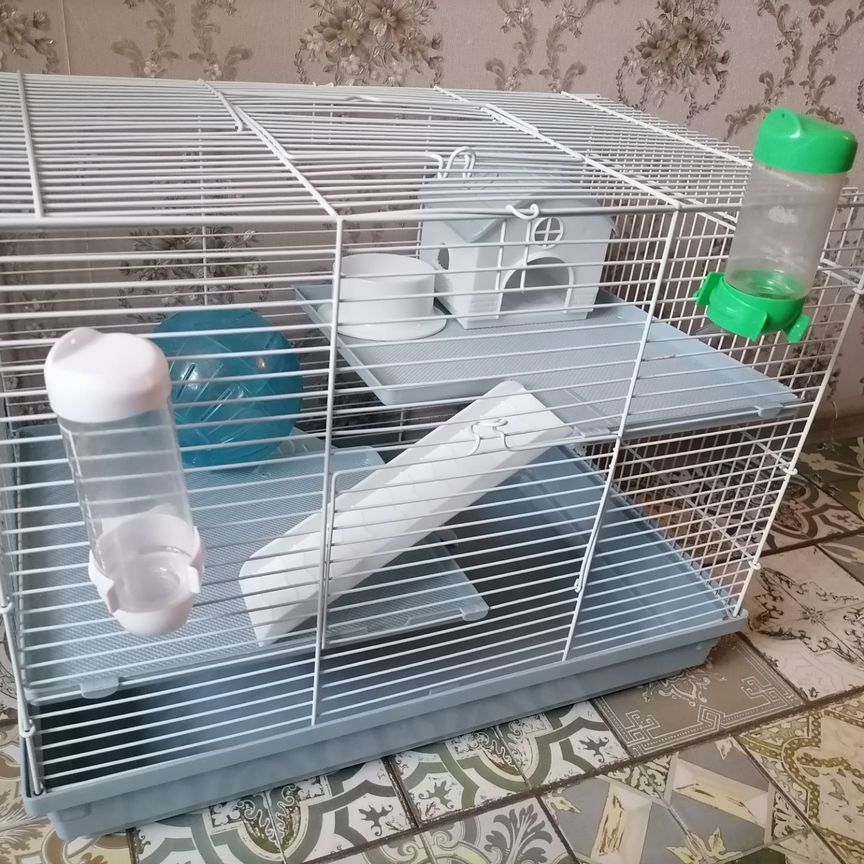 Клетка для сирийского хомяка бу