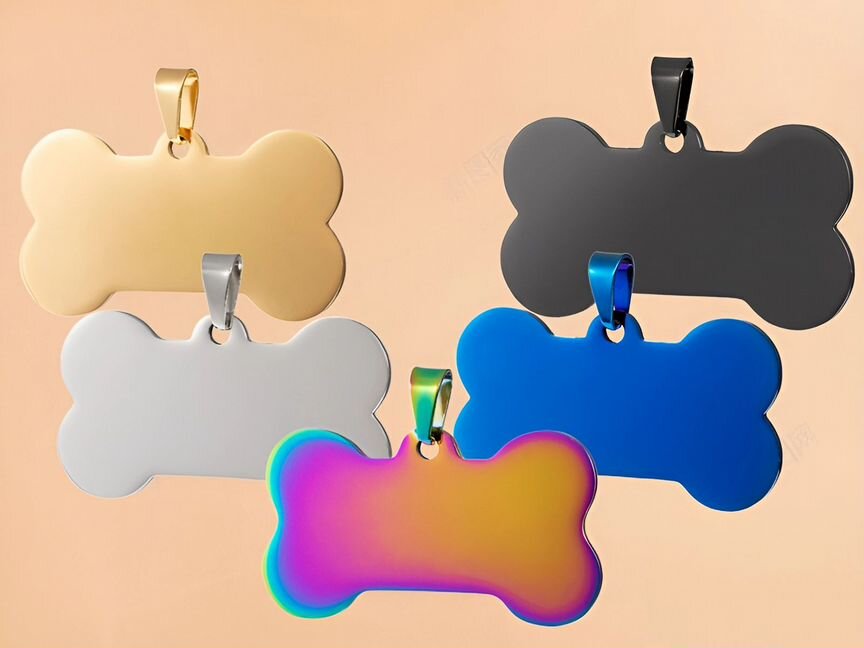 Адресник кость для собак