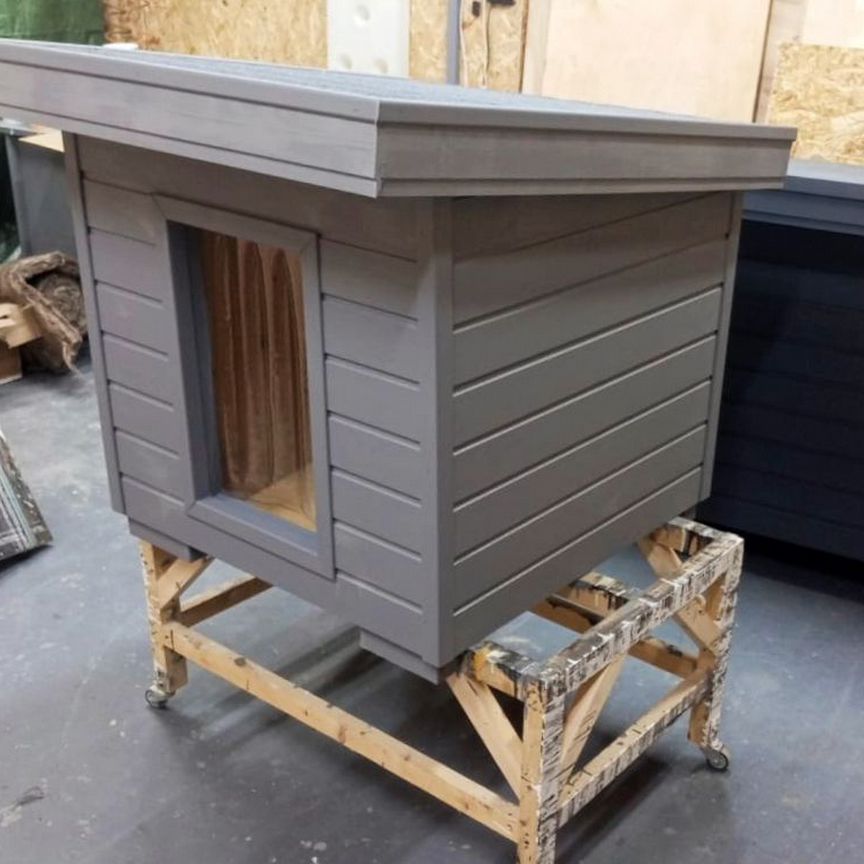 Утеплённая будка для собаки