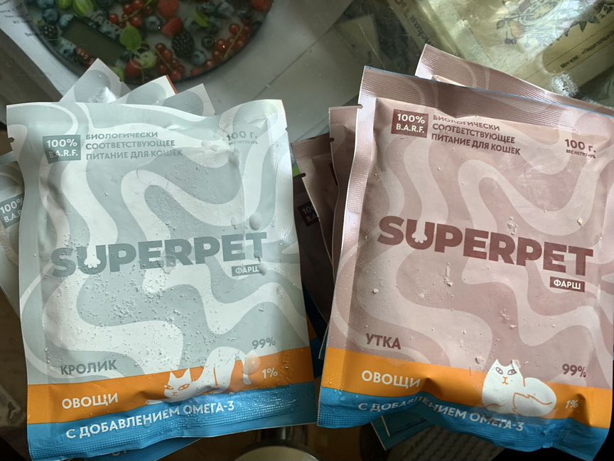 Superpet, кролик, утка, натуральное питание