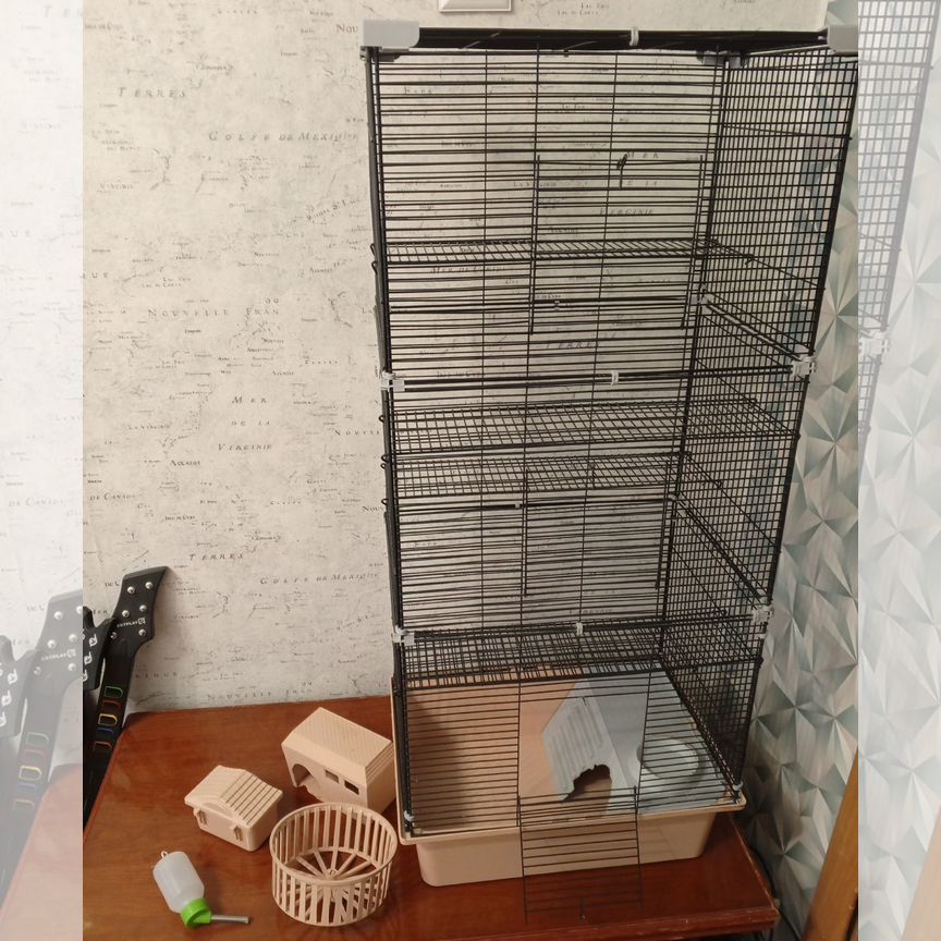 Клетка для грызунов 42х30х89