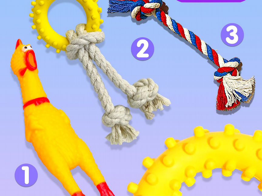 Набор игрушек для собак