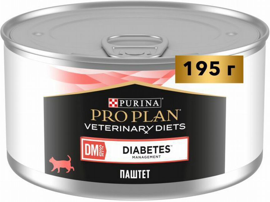 Pro Plan DM Diabetic для кошек 195 гр 10 шт