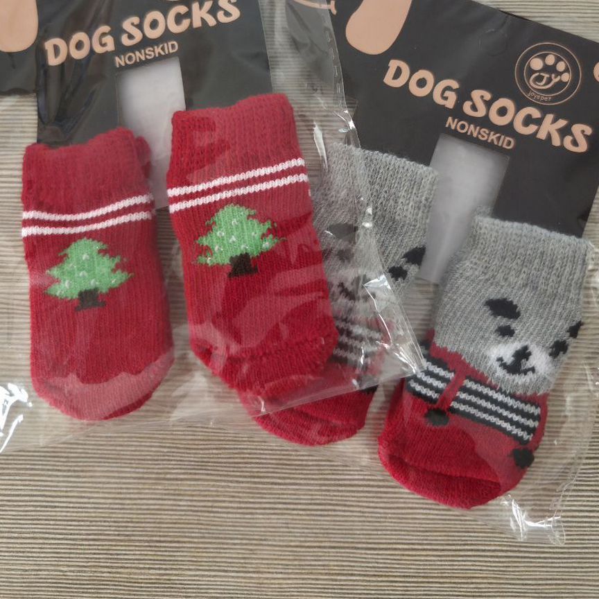 Носки для собак мелких пород