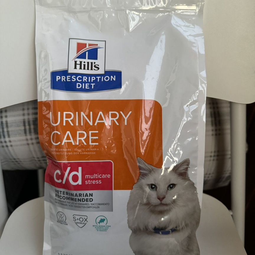 Корм для кошек hills urinary care c/d
