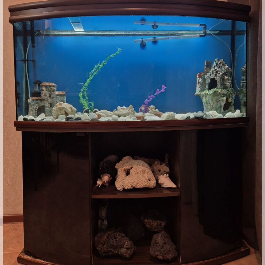 Аквариум 330 литров с тумбой и фильтром