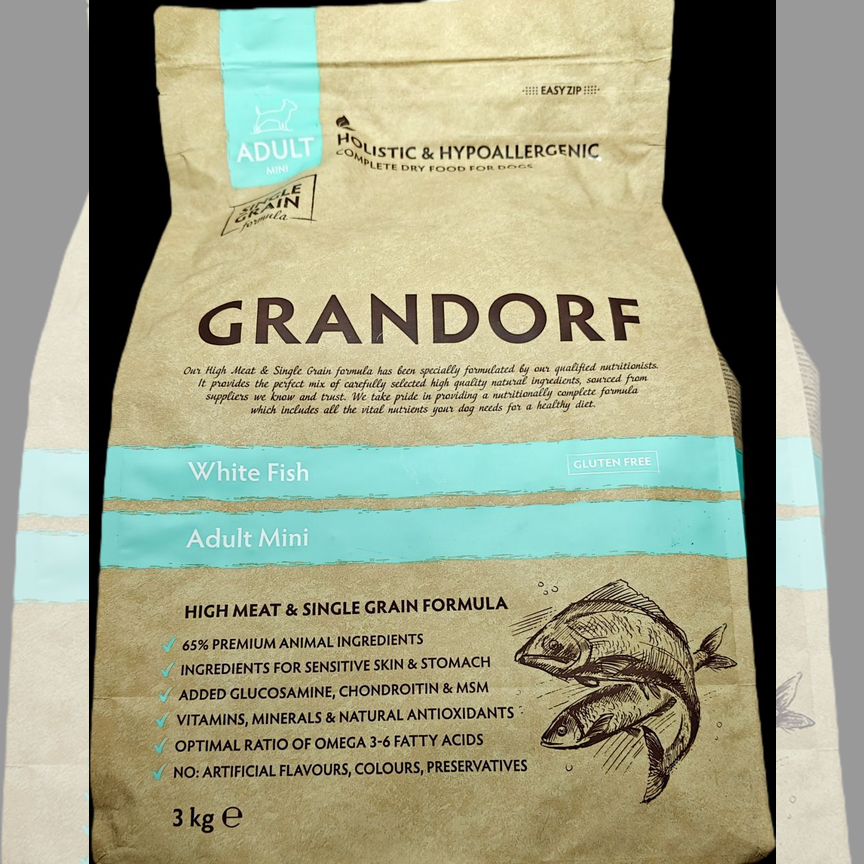 Корм для собак grandorf 3 кг