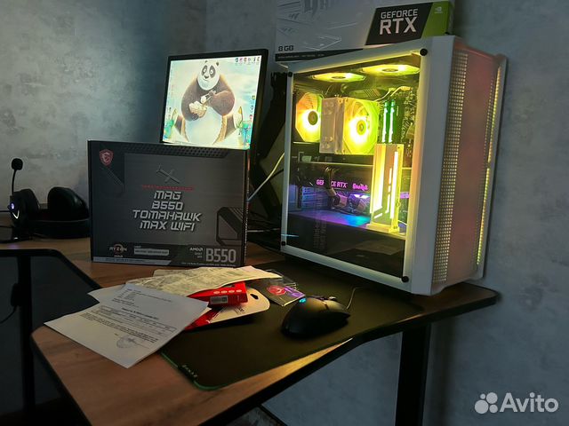 Красивый Игровой пк R5600/32gb/3070TI gamerock купить в Пензе ...