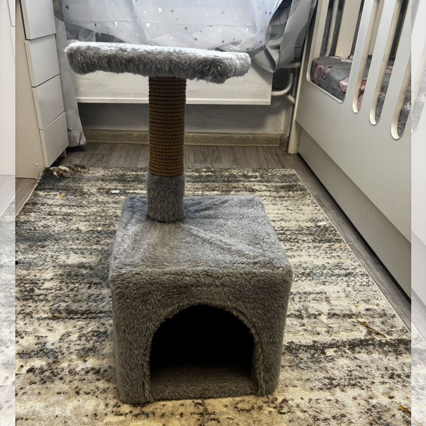 Домик для кошки с когтеточкой