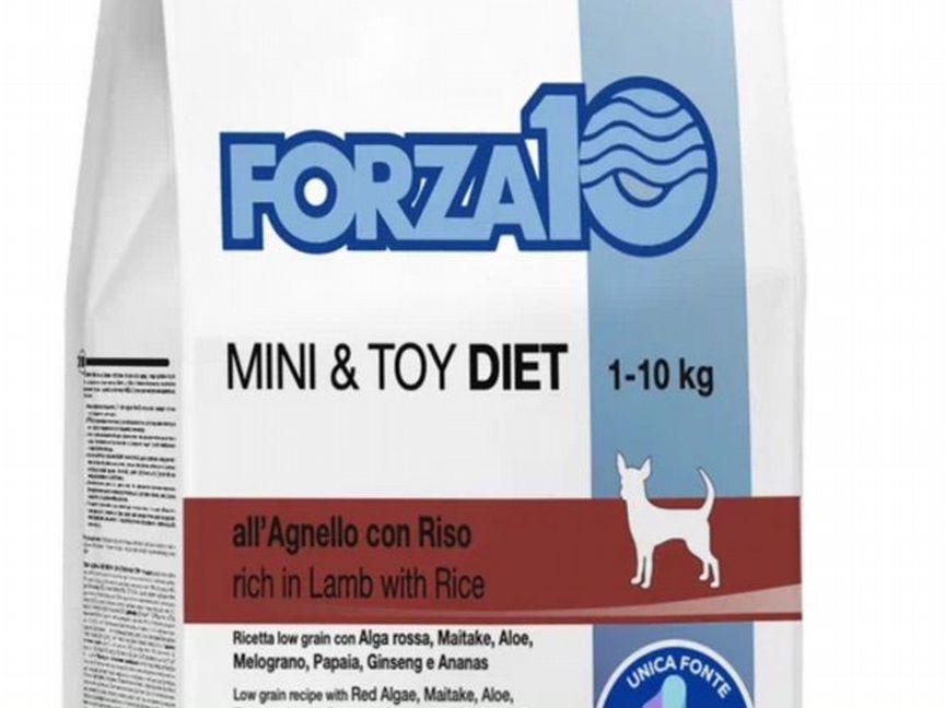 Корм Mini Diet Agnello con Riso (ягнёнок и рис)