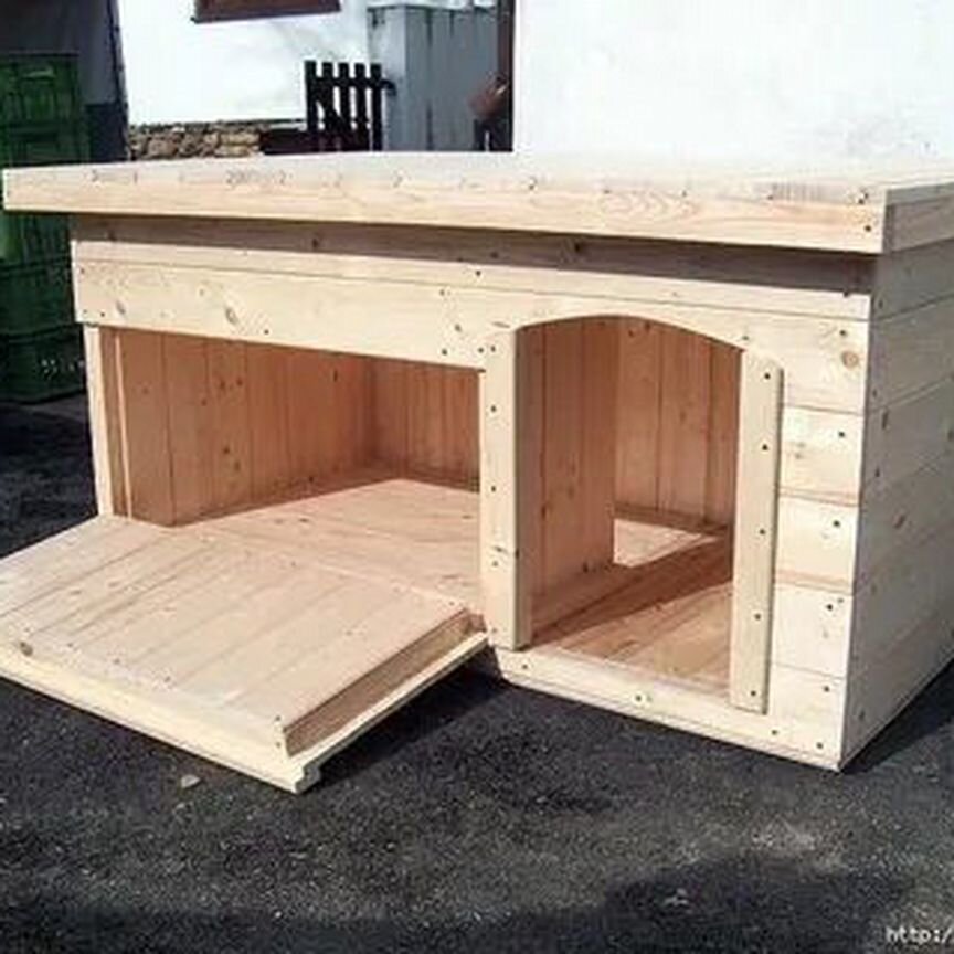 Будка для собаки утопленная на заказ