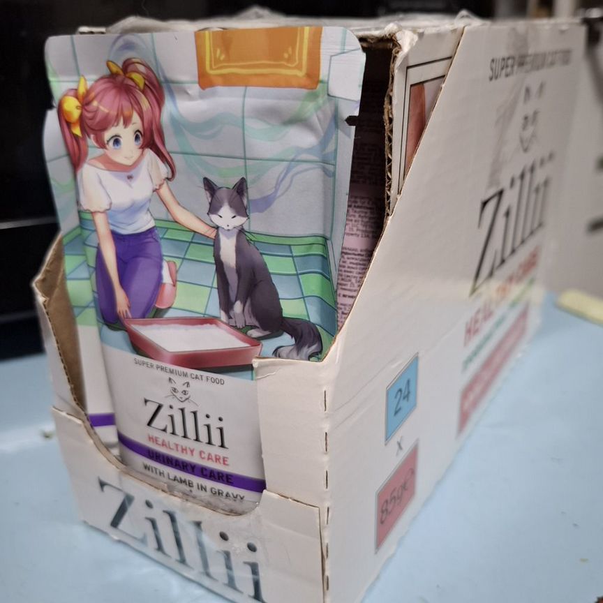 Корм для кошек Zillii urinary ягненок в соусе