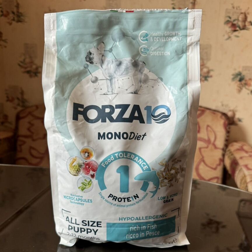Корм Forza 10 mono diet рыбный для щенков и собак