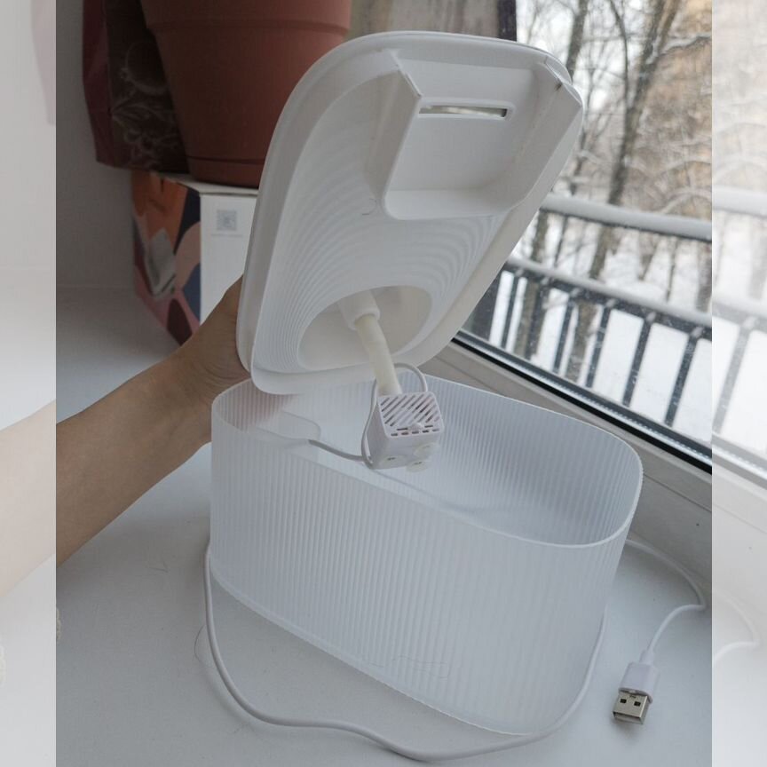 Фонтан поилка для кошек