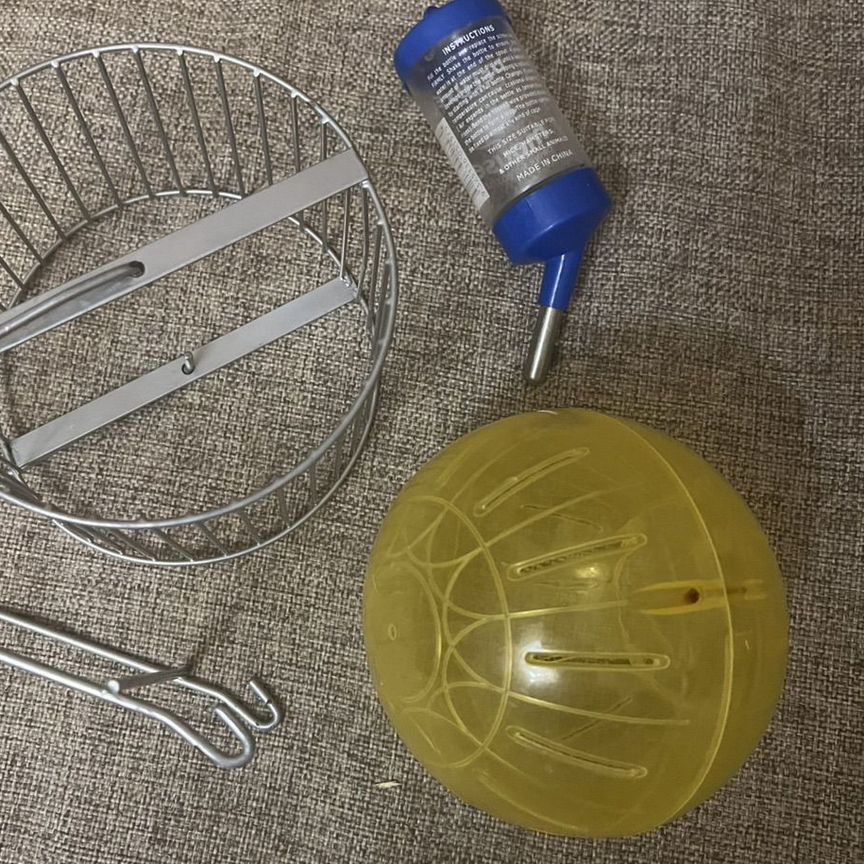 Аксессуары для грызунов колесо шар поилка