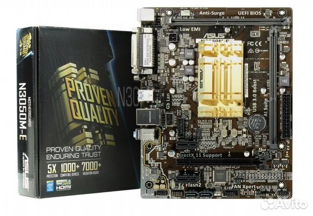 Материнская плата Asus (N3050M-E) RTL fcbga1170 PC купить в Хабаровске ...