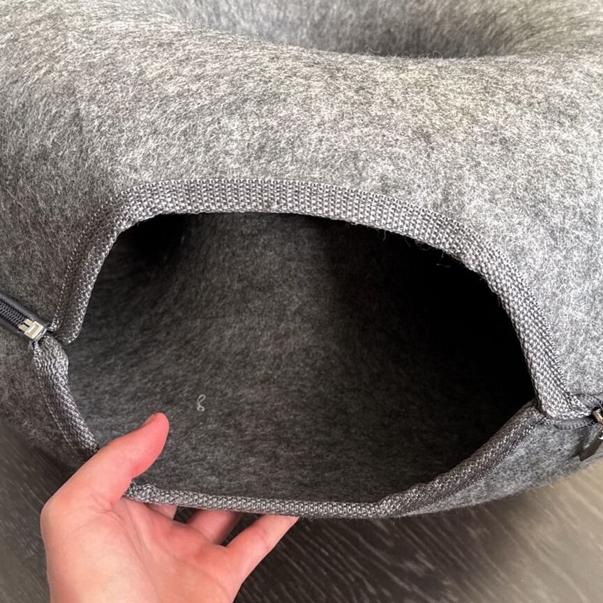 Фетровый тоннель-лежанка для кошек