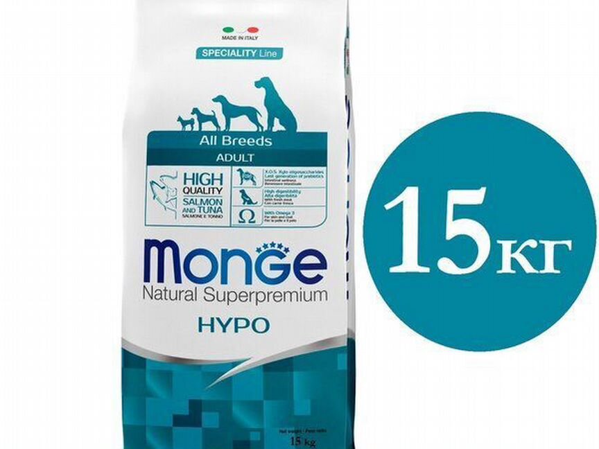Корм для собак Monge гиппоалергенный