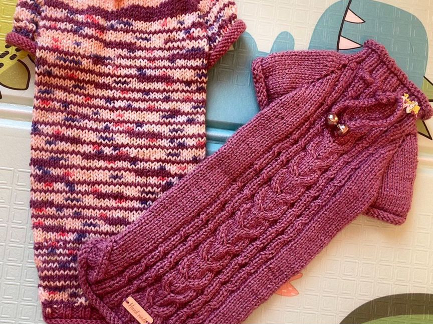 Вязанные свитры для собак/кошек